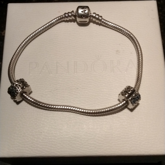 Pandora | Jewelry | Authentic Vintage Pandora Bracelet Euc | Poshmark